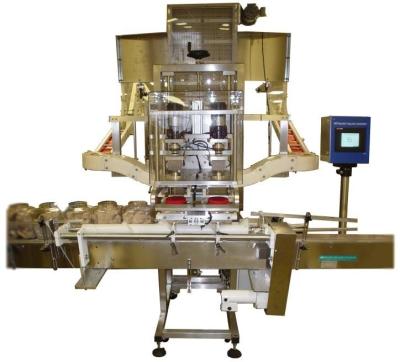 Cina 2 velocità di coperchiamento di auto di flusso della bottiglia/min automatica capa della tappatrice 20-30 in vendita
