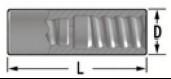 R32 Crossconnector coupling sleeves showing different diameter configurations