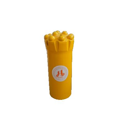 China 11 Tooth 46mm R32 Threaded Ball End Drill Bit , Button Drill Bit Wear Resistant for sale