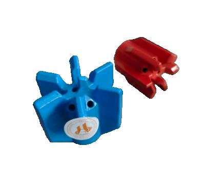 China TMT Miller Drill Bit 80mm R32 Shank Solid Steel Drill Bit for Blast Furnace Tapping for sale