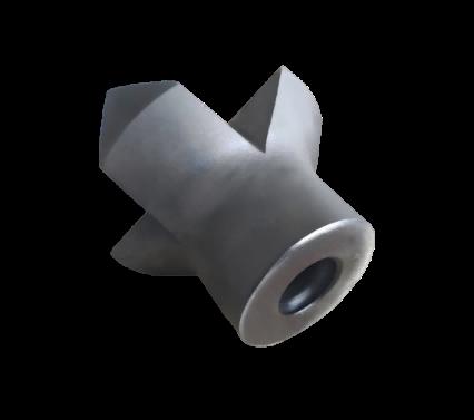 Quality R25 Threaded Cross Cut Drill Bit Wear Resistant For Blast Furnace Tapping for sale