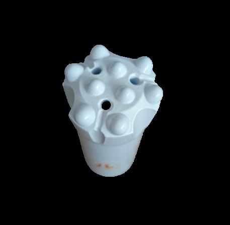 Quality 9 Tooth Configuration 48mm Diameter R32 Threaded Button Bit For Efficient Rock for sale