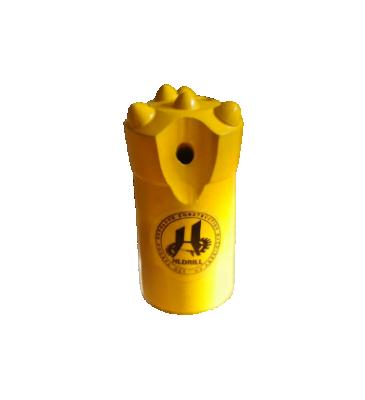 China 5 Tooth Layout 11° Taper Angle 64mm Compact Height Button Bit For Medium Duty Rock Drilling for sale