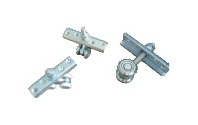 China Suspended Steel Track Roller , Four Wheel Sliding Track Roller for sale