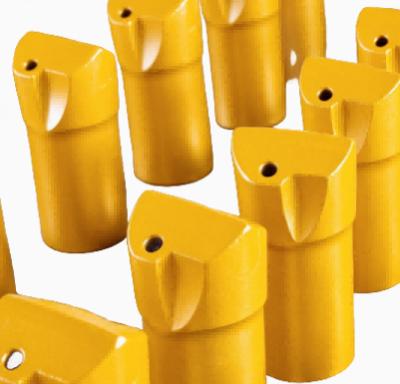 China 7° Taper Socket Angle 32-40 Mm Working Diameter 45CrNiMoVa Alloy Body Taper Chisel Rock Bit And Chisel Bit for sale