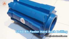 140mm GT60 Threaded Button Bit , Heavy Duty Top Hammer Drill Bit for Mining Hard Rock Drilling