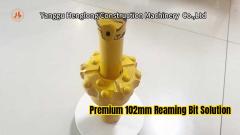 R32 40mm 102mm 12° Reaming Bit With Pilot Adapter Premium Rock Drilling Reaming Tools