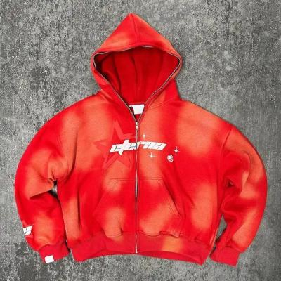 Chine 100% coton Hoodie vintage de poids lourd lavage à l'acide Soleil décoloré à vendre