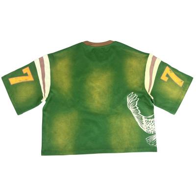 Cina Vintage Needle Detection T-shirt da calcio maschile Tops Logo Design Abbigliamento da calcio in vendita