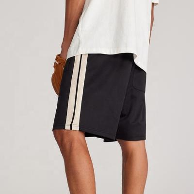 China Sommer 2024 Männer Polyester Gym Running Side Streifen Sweat Shorts im Grundstil zu verkaufen