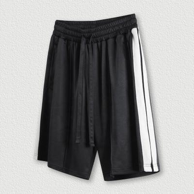 China Sommer 2024 Männer Polyester Gym Running Side Streifen Sweat Shorts im Grundstil zu verkaufen