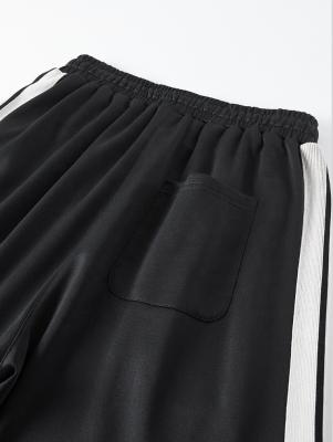 China Sommer 2024 Männer Polyester Gym Running Side Streifen Sweat Shorts im Grundstil zu verkaufen