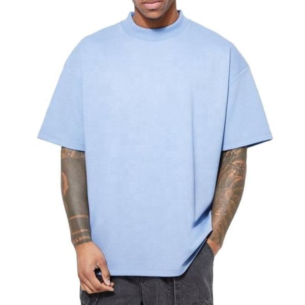 Quality Heavyweight T Shirt Blanks Wholesale Jersey Fabric Oversize Drop Shoulder Tshirt for sale