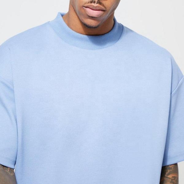 Quality Heavyweight T Shirt Blanks Wholesale Jersey Fabric Oversize Drop Shoulder Tshirt for sale