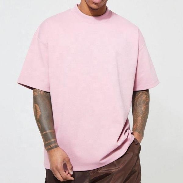 Quality Heavyweight T Shirt Blanks Wholesale Jersey Fabric Oversize Drop Shoulder Tshirt for sale