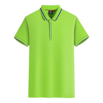 Cina T-shirt di cotone personalizzato Polo Amici Abbigliamento da lavoro Lapel T-shirt a colori solidi Logo ricamo in vendita