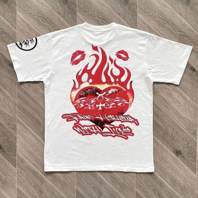 Cina Disegno estivo 2024 Peso pesante cotone Dtg stampa T-shirt unisex per uomini stile hip hop in vendita