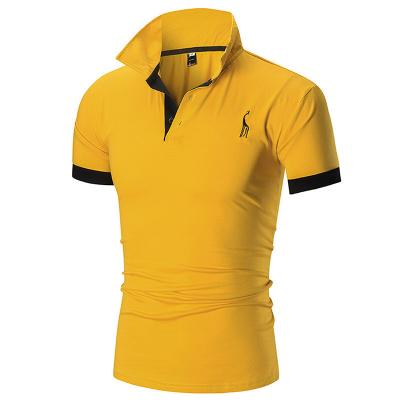 Cina Metodi di stampa personalizzati Camicie da polo da uomo ricamati da cervo per lo stile casual estivo in vendita