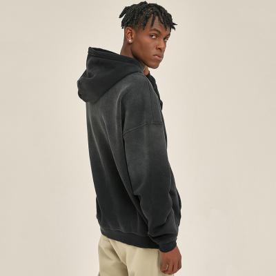 China Custom Mens 360 Gsm Francés Terry Hoodie en blanco de gran tamaño con soporte Diseño gráfico en venta