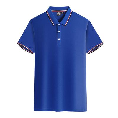 Cina Stampa su tela di seta Logo personalizzato Colore solido Piano in bianco Camicie da polo in cotone CVC Prime in vendita