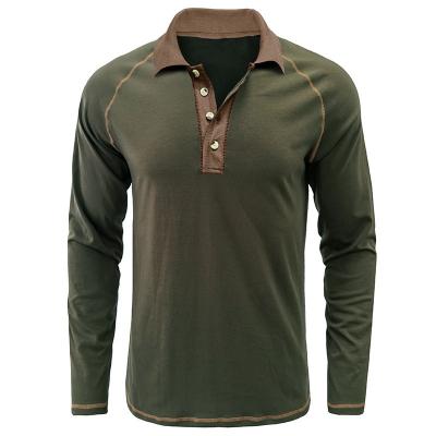 Cina 100% cotone T-shirt polo a manica lunga MACTING Logo personalizzato ricamato Maglietta di golf casual in vendita