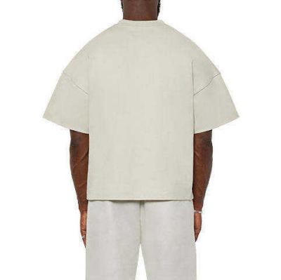 Cina Stile Hip Hop 300gm 100% cotone Uomo Custom Drop Spalla Oversized T-Shirt Boxy tagliato in vendita