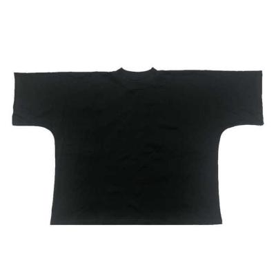 Cina Dispositivo di rilevamento degli aghi pesante 250 gsm di cotone T-shirt maschile con collo finto Oversized in vendita
