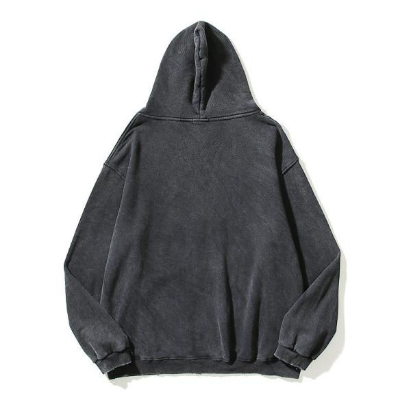 Quality 7 Days Sample Order Lead Time Supported Vintage Acid Wash Crop Hoodie for sale