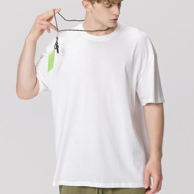Cina T-shirt bianche da donna in taglia più 220 grammi Peso del tessuto Stampa personalizzata Logo Acid Wash in vendita