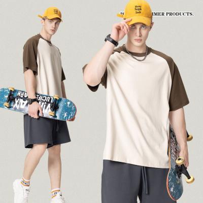 Cina T-shirt Ringer a colori massicci MACTING Custom 100% cotone per la vita quotidiana casuale in vendita
