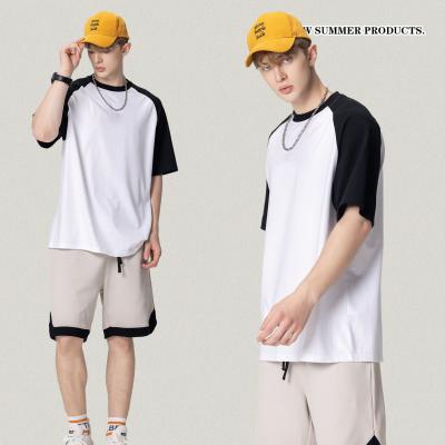 Cina T-shirt Ringer a colori massicci MACTING Custom 100% cotone per la vita quotidiana casuale in vendita