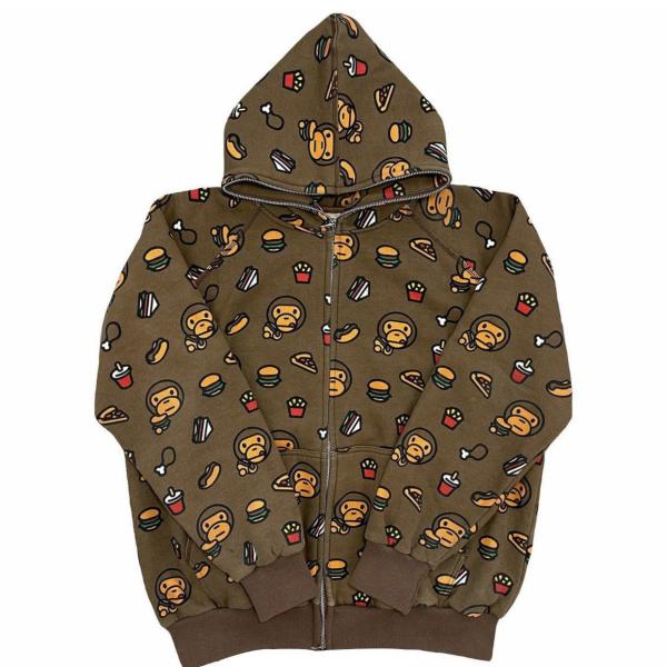 Quality Colorful Custom Face Men'S Full Zip Up Hoodie Cotton French Terry Blanks All for sale
