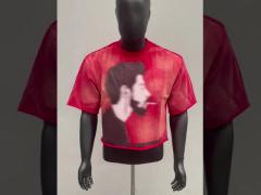 Cotton Mensen T-shirt in 300 Gsm Cotton naadloos Kortmouw shirt mannen