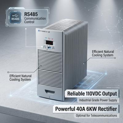 China intelligent 6 KW Industrial Rectifier Manufacturer With 40A Output Current TH110D40ZZ-3G for sale