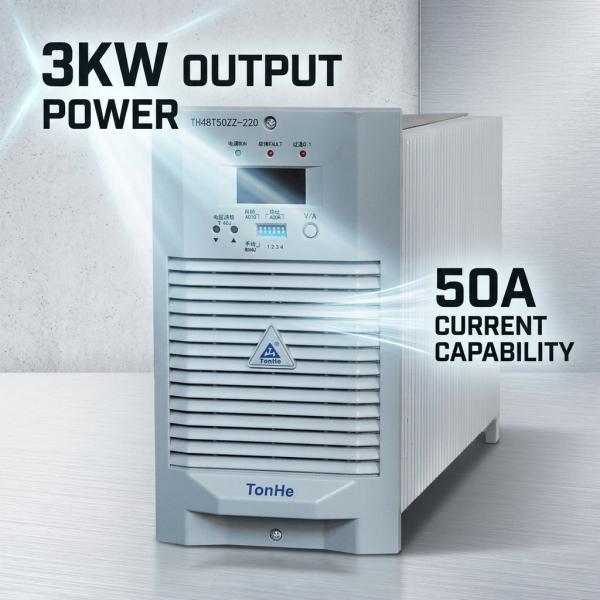 Quality TH48T50ZZ-220 50A Telecom Rectifier 48v 3KW  ≥92% Efficiency for sale