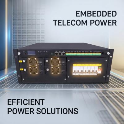 China Dual Input AC/DC Telecom Rectifier 48v Embedded Rectifier System 30/50A With 12KW High Power for sale