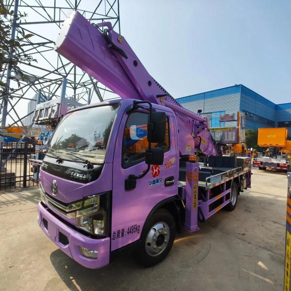 Quality 23m Aerial Work Vehicle with Operating Basket and Stair Lift Truck for sale