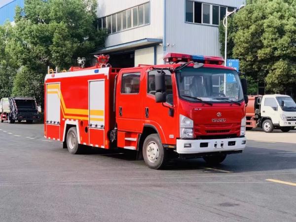 Quality ISUZU 4000 Liters Water Foam Fire Truck For Effective Firefighting In Urban for sale