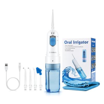 China Foldable travel rechargeable teeth whitening oral irrigator for sale