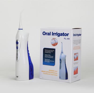 China Powerful water jet FL-V8 teeth cleaner water toothpick oral irrigator for sale