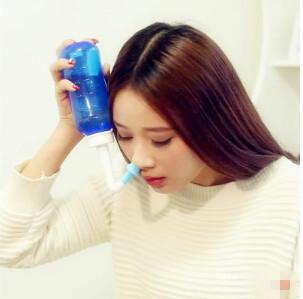 China 300ml big capacity manually operated nasal irrigator for sale