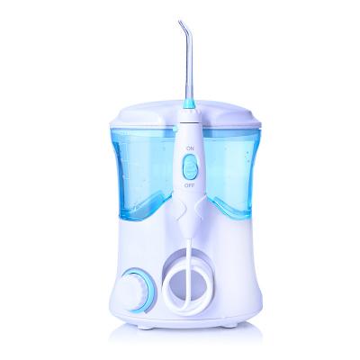China Counter top new powerful dental water jet oral irrigator water flosser with 600ml water tank for sale