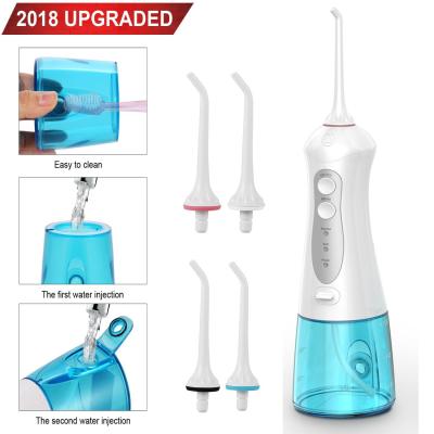 China Newest rechargeable portable dental water pick oral irrigator with exclusive anti-leakage design for sale