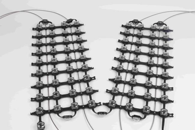 SMD3535 LED Mesh Screen installation example