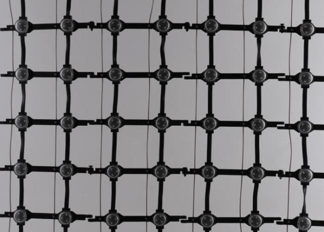 LED Pixel Mesh Screen installation example