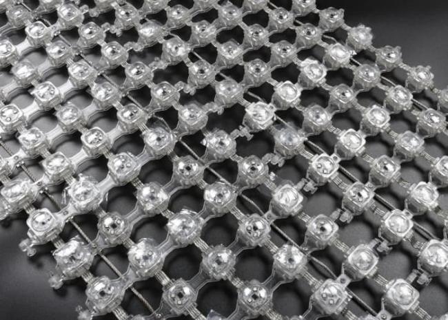 P50 LED Mesh Display front view