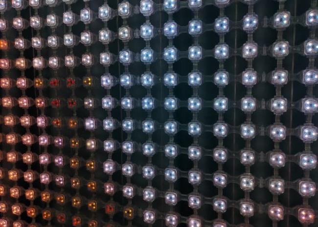 P50 LED Mesh Display installation example