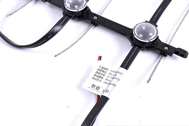 P100 LED Net Screen display in outdoor setting