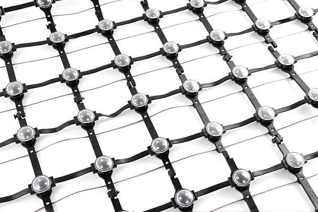 P100 LED Net Screen installation example