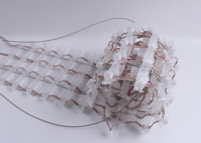 Full Color RGB LED Mesh Screen installation example